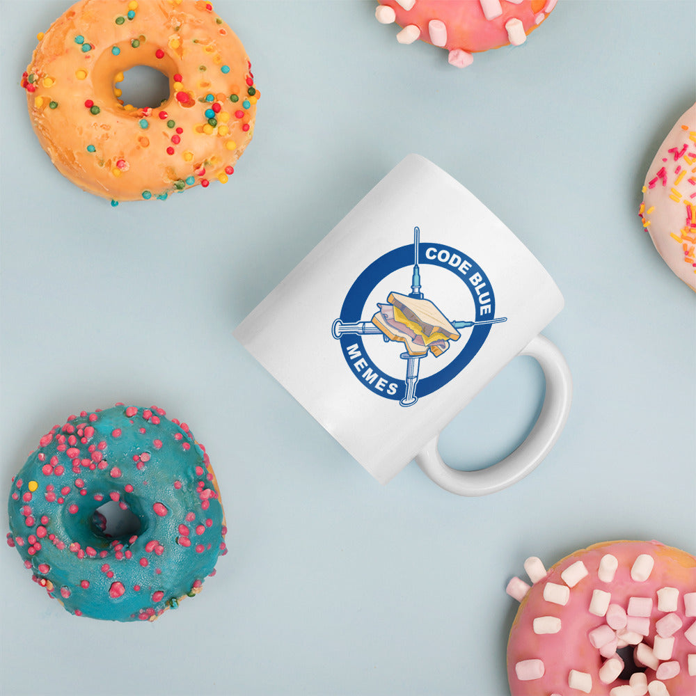 Classic Code Blue Memes Mug